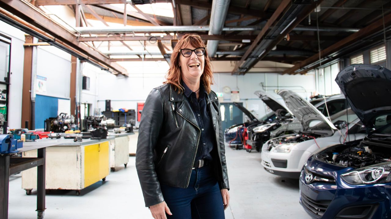 Championing women in trades from under the bonnet
